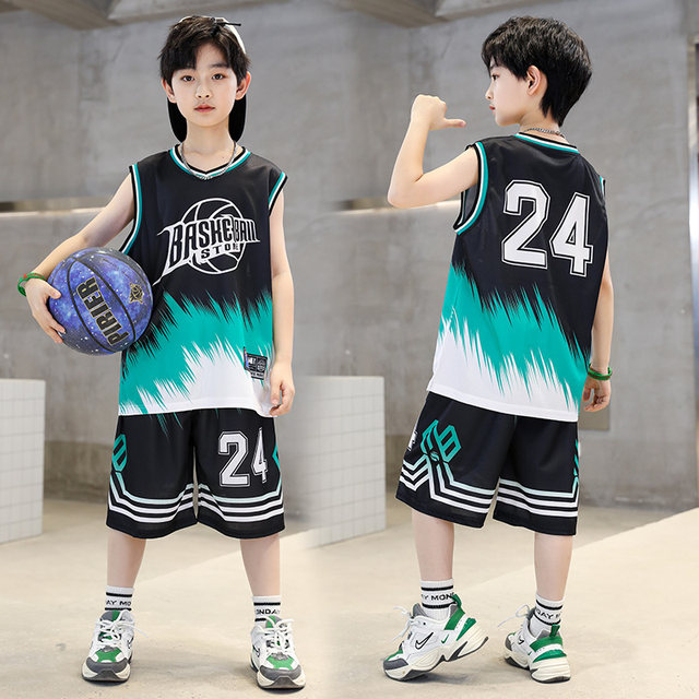 Boys' summer sports suit new quick-drying clothes casual ball clothes ...