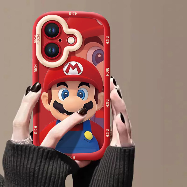 Cute and super cute Mario suitable for iphone15promax new 14pro Apple ...