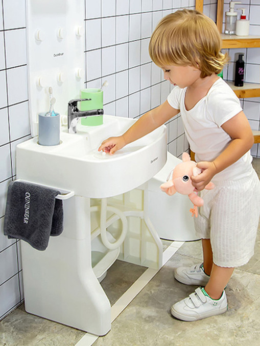 Ouninbear Adjustable Children's Wash Basin - Educational Sink for Toddlers