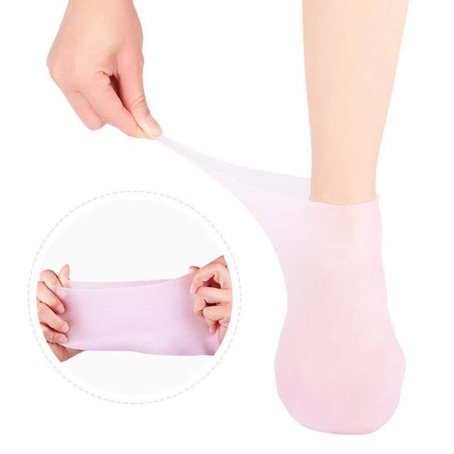 Silicone Moisturizing Socks Silicone Gel Heel Sock Anti Slip