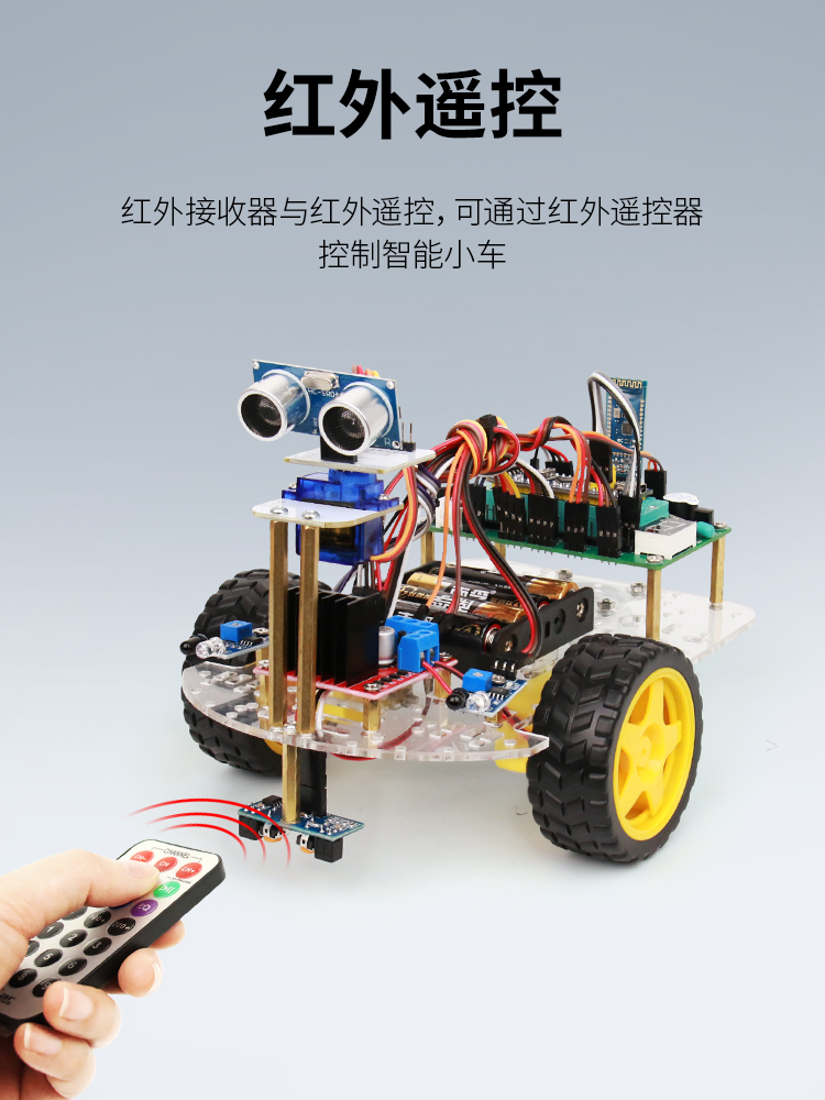 Kit Auto Robot Intelligente Loborobo STM32 - Evitamento Ostacoli e ...