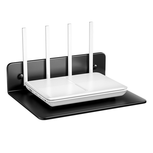 Hole-free projector bracket on the wall rack wall-mounted router ...