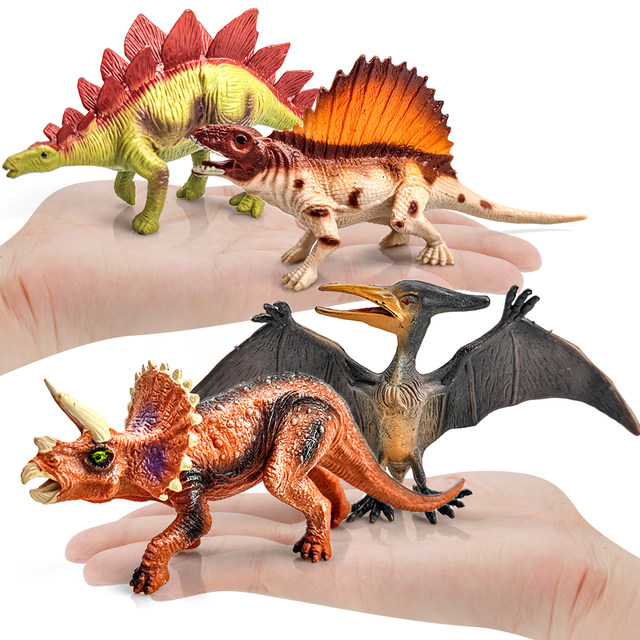 Simulated real-life dinosaur model set Tyrannosaurus behemoth ...