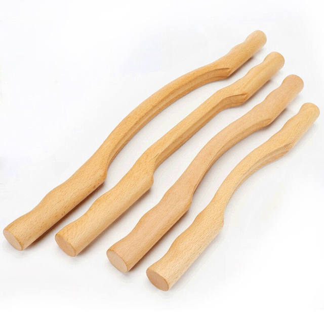 Beech wood exercise stick, tendon rolling stick, fitness stick, health ...