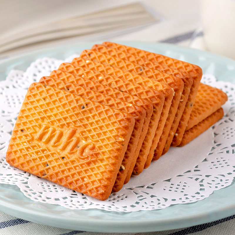 Lemony Childhood Milk Biscuits - Traditional Crisp Biscuits 520g