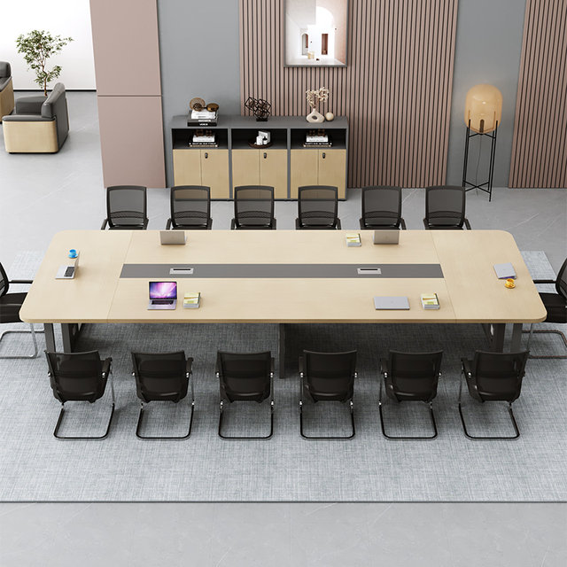 Conference table long table simple modern large and small furniture ...
