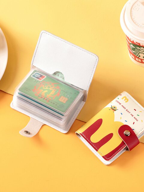 Cute M Card Holder Cartoon Women's Large Capacity Multiple Card Slots ...