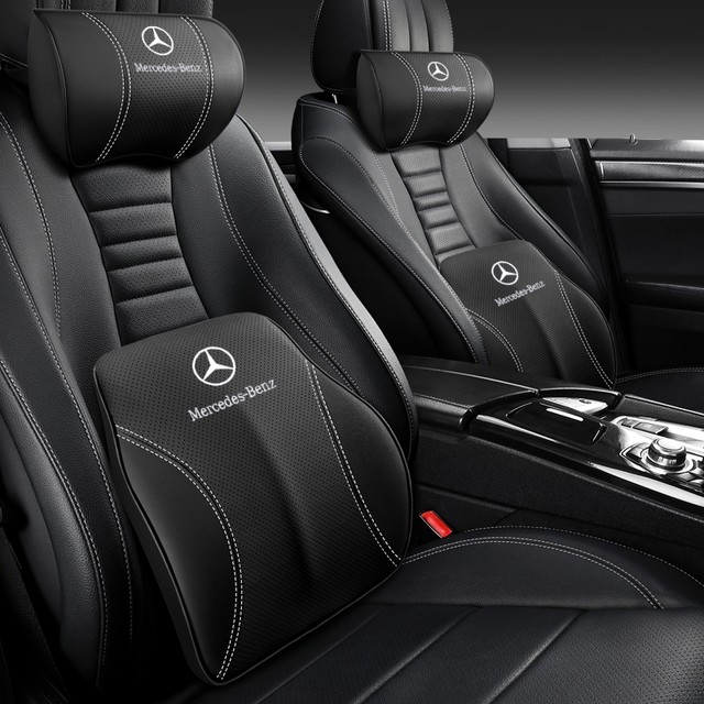 Mercedes-Benz S-Class Headrest Lumbar Cushion E-Class C-Class A-Class ...