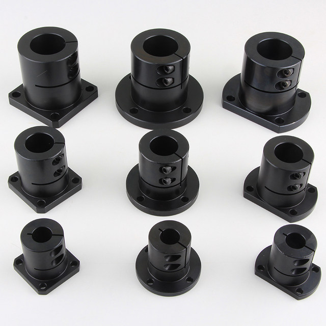Steel blackened extended guide shaft support flange opening optical ...