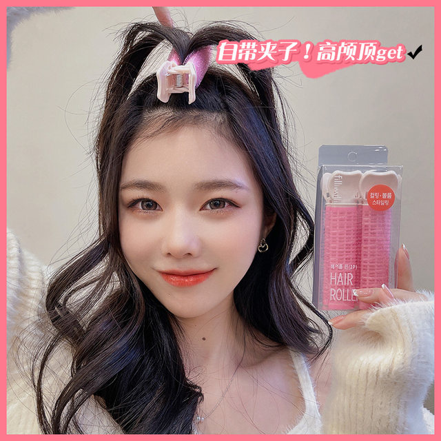 Wind plastic comb pad hair root bangs clip forehead curling barrel top ...