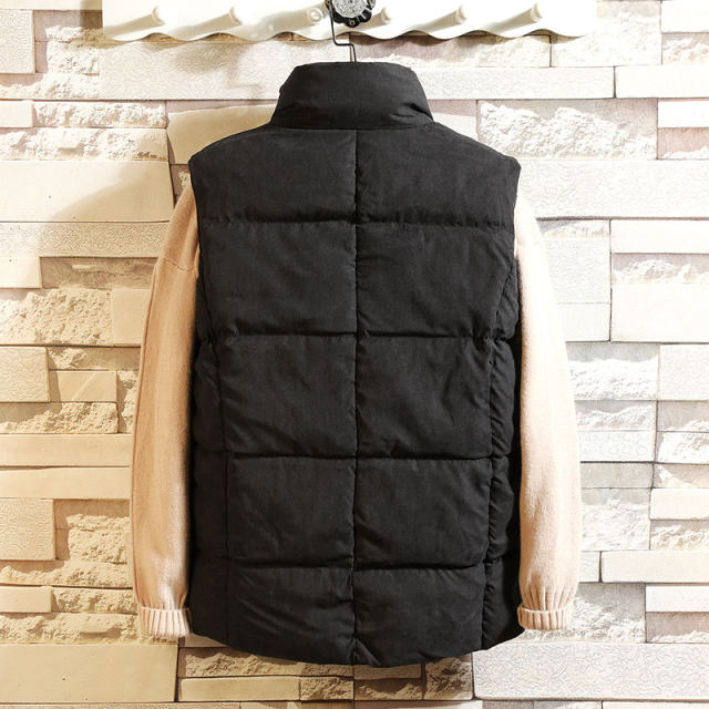 Plel cotton vest men's vest in autumn and winter 2024 new tide cards wearing hurdle -shoulder ...