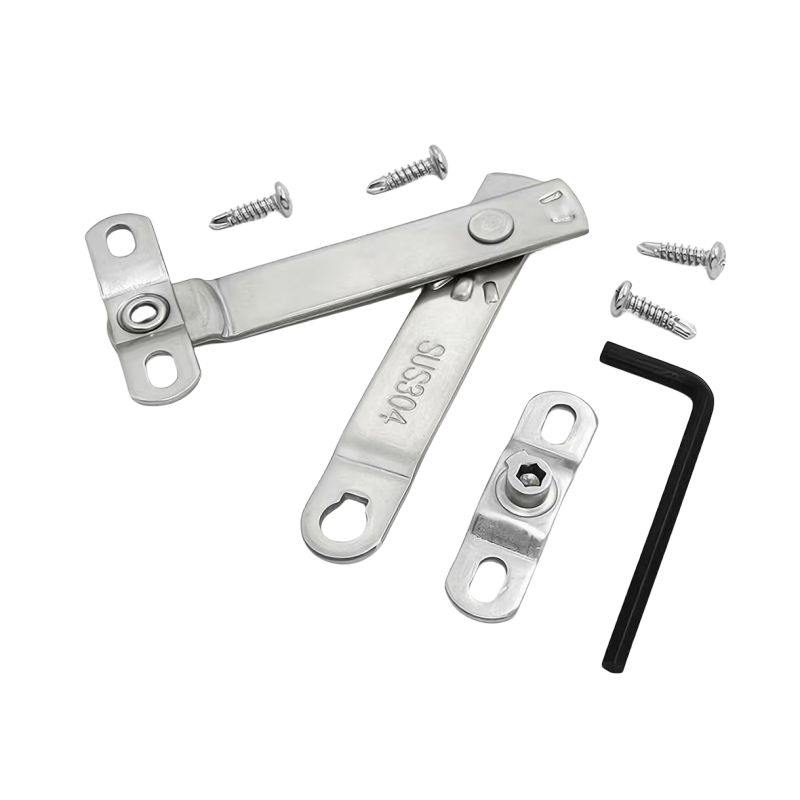 Stainless Steel Window Limiter Support Rod - Casement Window Safety Lock