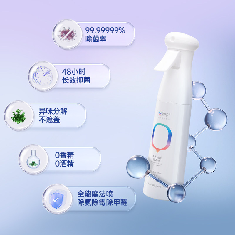 Spray Magique Nano Photolyse - Désodorisant pour Chaussures et Textiles