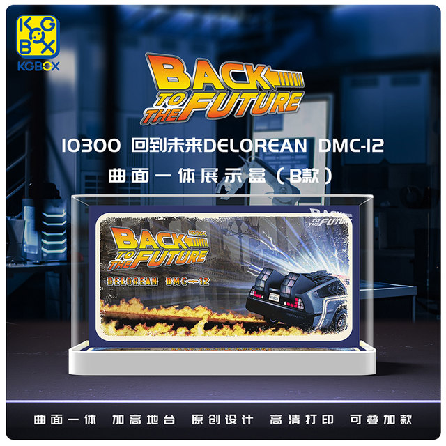 KGBOX for LEGO 10300 Back to the Future Series Time Machine Car Acrylic ...