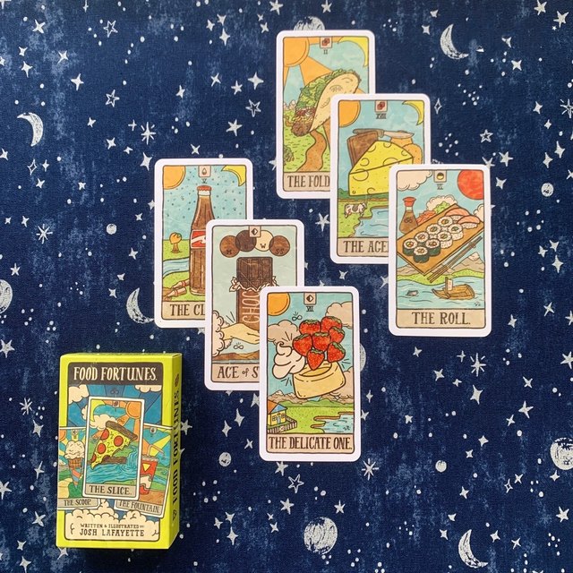 Tarot card Taluo card taluopai card food lucky FortunesCardDecktarot
