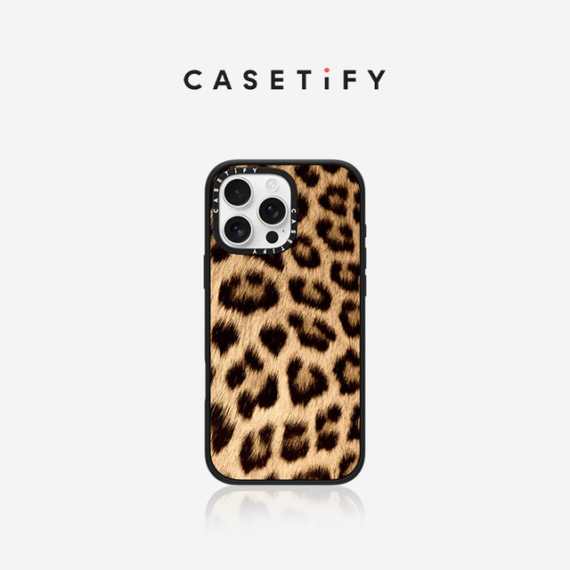 CASETiFY classic leopard print is suitable for iPhone16ProMax/16Pro ...