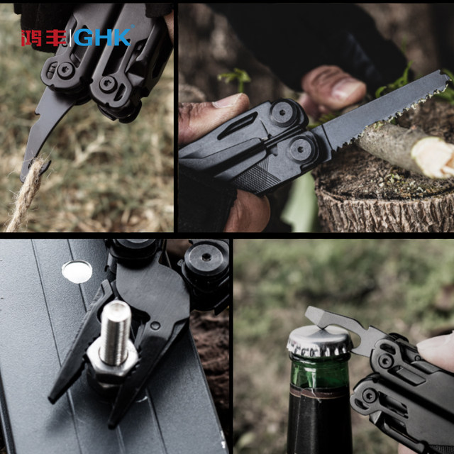 Hongfeng multi-functional pliers outdoor knife folding pliers emergency ...