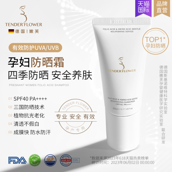 German Nenfu Sunscreen Milk For Pregnant Women - Rejuvenating Skin Care ...