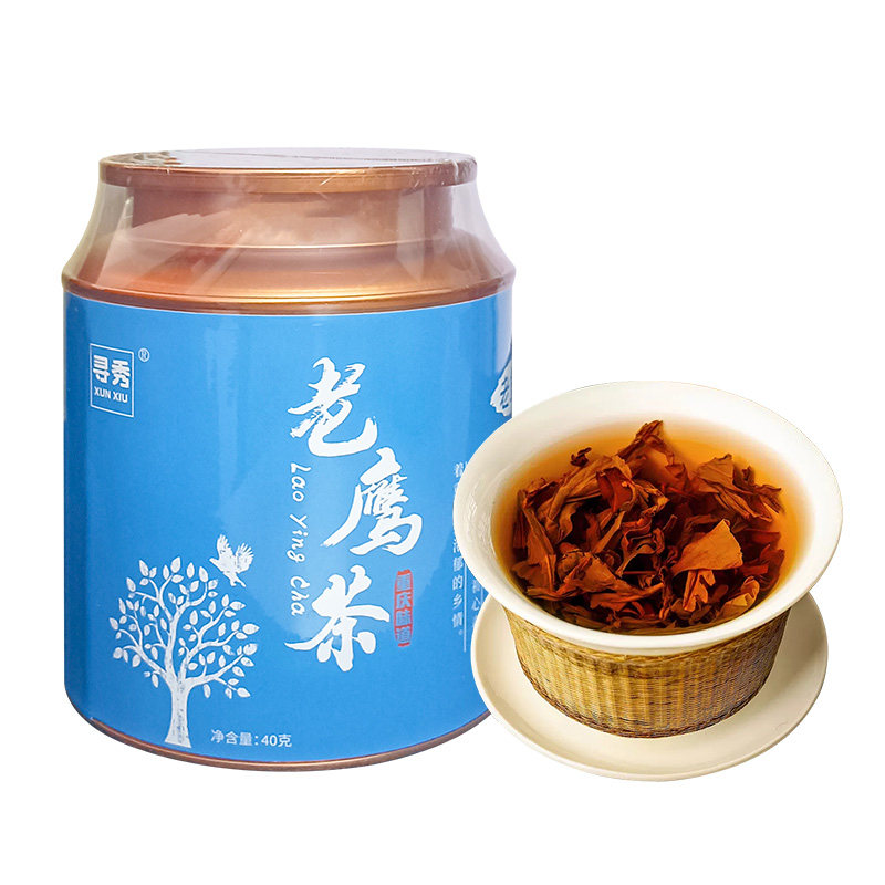 Chongqing Eagle Tea - Dose mit tiefbergrotem und weißem Tee-Gemisch
