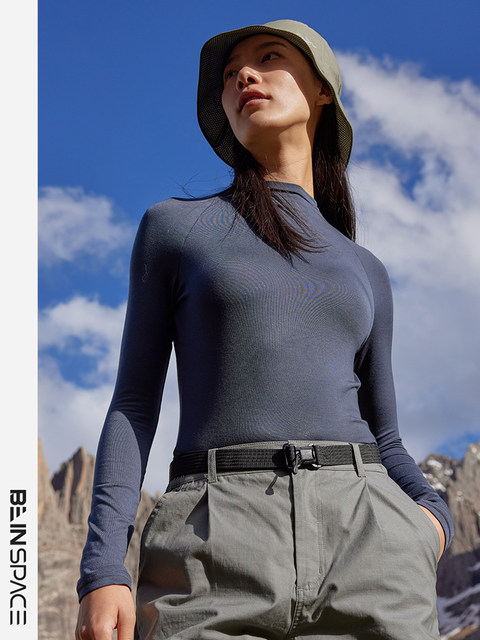 Bein space winter new product wool Tiansi small high -neck muscle under ...