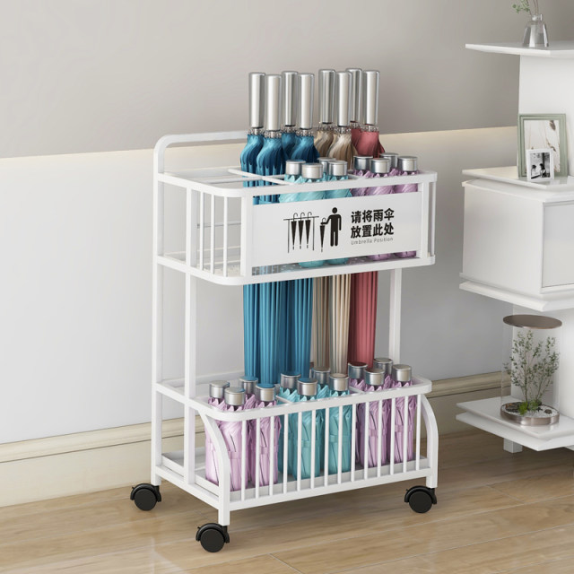 Umbrella rack hotel lobby commercial large-capacity umbrella storage ...