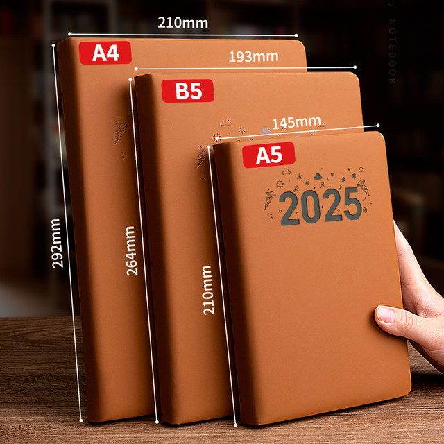 Ultra -thick notebook 2025 new notepad this work business office B5 ...