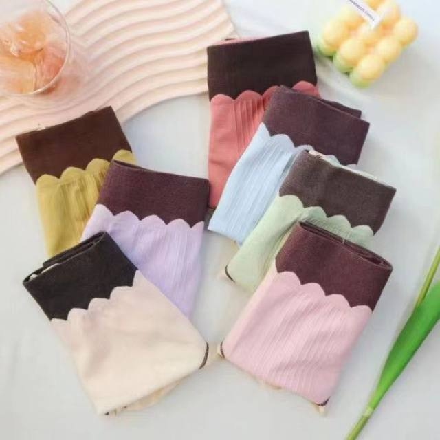 Douyin thin 7-pack women's underwear new hot style mid-high waist large ...