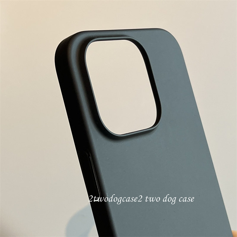 16plus15pro all black matte hard shell large hole lens simple design ...