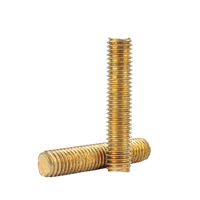 Copper silk rod brass dental screw rods screw double head screw ...