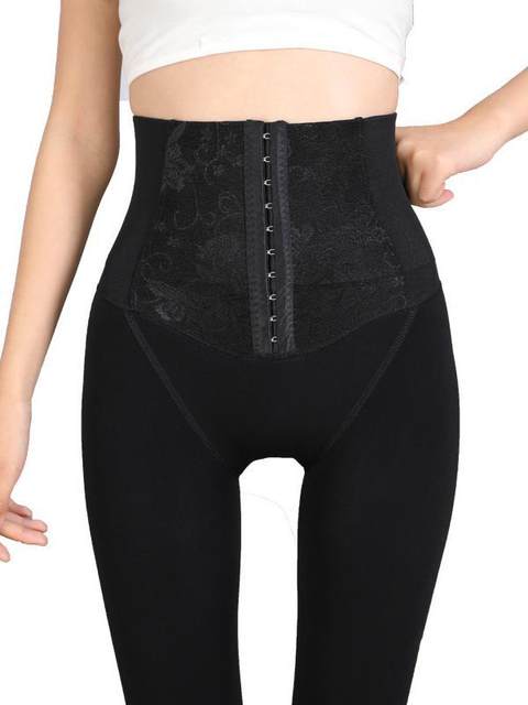 Pantyhose meat -colored pants pressure pants plus thickened integrated ...