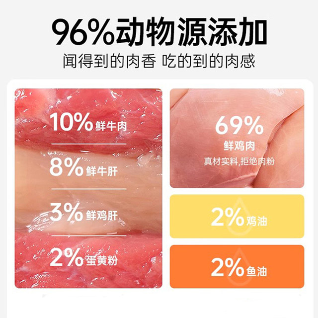 Youke Cat Food 45% Coarse Protein Nutritional Hair and Cheeks Full ...