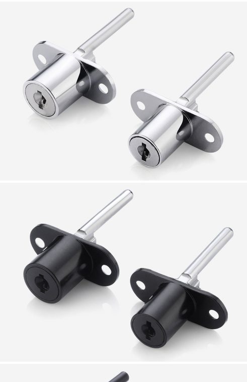 Desk cabinet lock three interlock one lock three drawer lock front ...