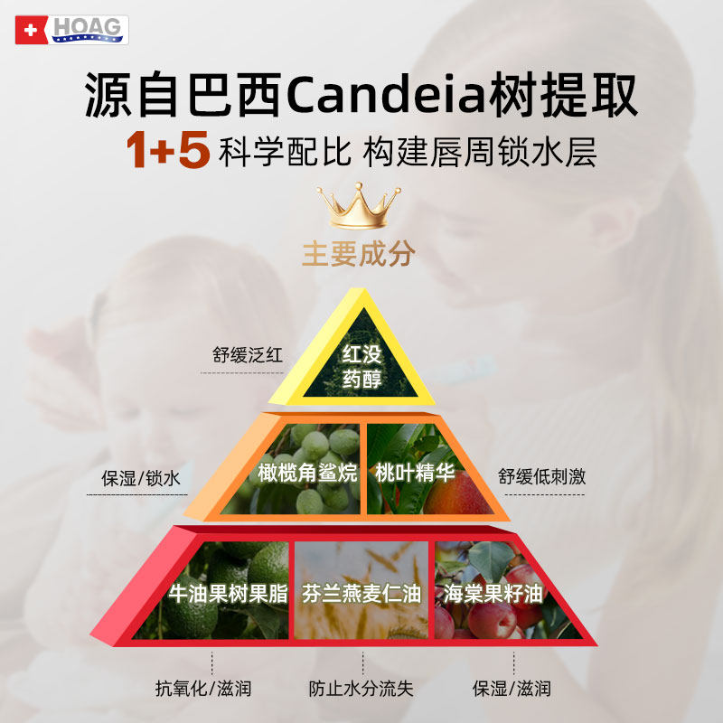 Hoag Baby Balzám na rty - Zklidňující krém na sliny pro kojence a malé ...