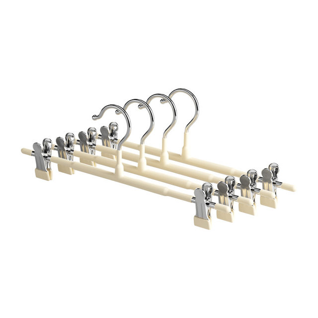 Dip plastic non-marking non-slip trouser rack thickened telescopic ...