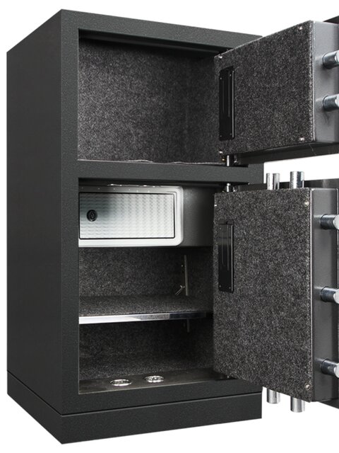 Deeli 3657A electronic password storage box H795 safe bottle double ...