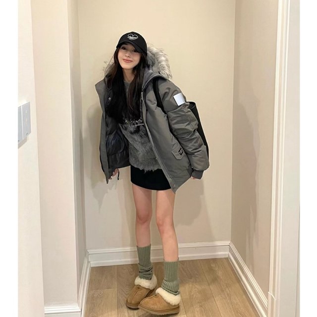 Korean couple down jacket 2024 winter new style women's thickened high ...