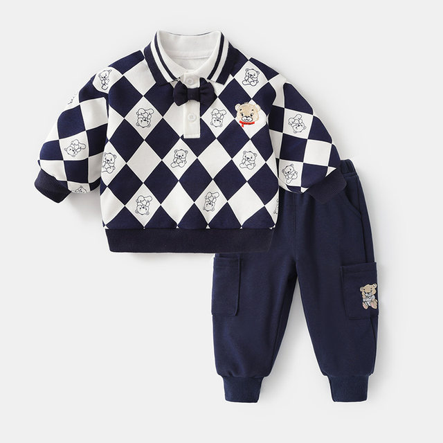 Boys spring suit little boy spring and autumn two-piece set children's ...