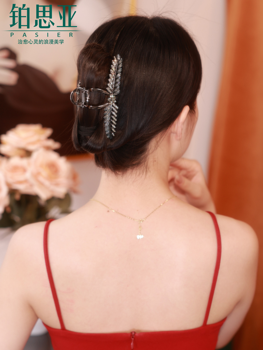 Plasia wheat ear hair clip women's 2025 new high-end large-size ...