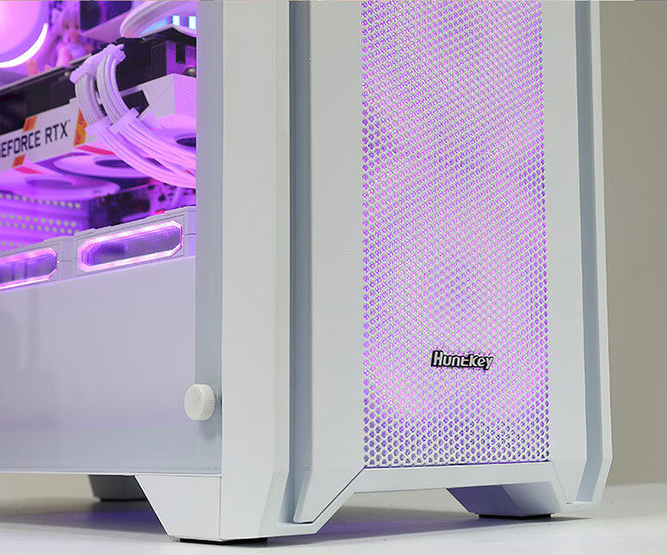 Huntkey chassis GX750S Predator chassis computer desktop MATX white 360 ...