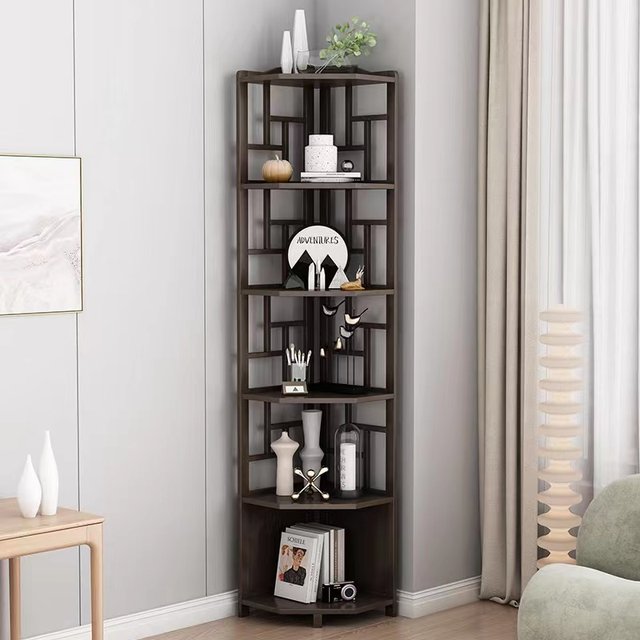 Corner cabinet corner cabinet solid wood living room corner triangle ...