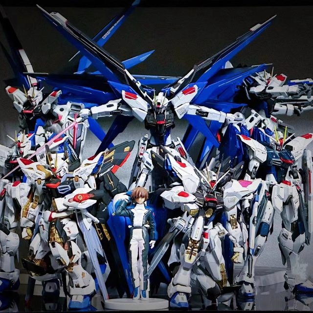 Gunpla Mecha MGEX Free Strike MB Snow White Wings Barbatos Finished ...