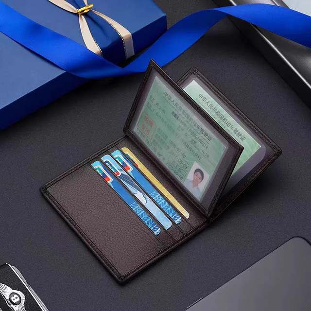 Card holder men's ultra-thin compact driver's license holder 2024 new ...