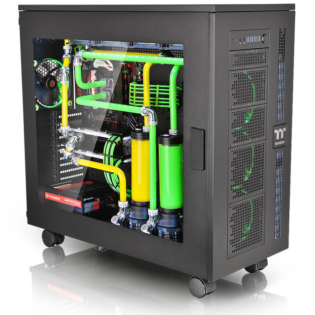 Tt server chassis CoreW100EATX motherboard desktop computer water ...