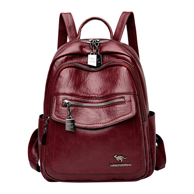 Xiangfei Kangaroo Leather Backpack Women's 2024 New Fashion Backpack ...