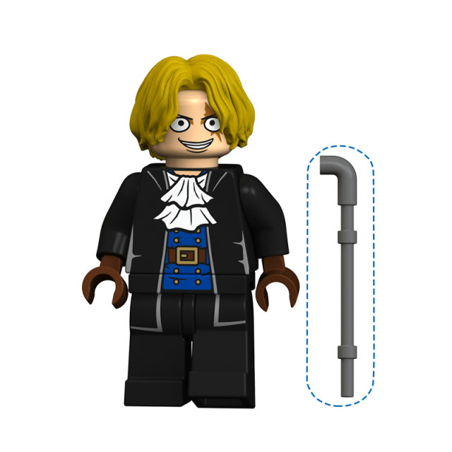 One Piece Assembled Building Blocks Toy Doll Nami Ashshanks Sabo Robin ...