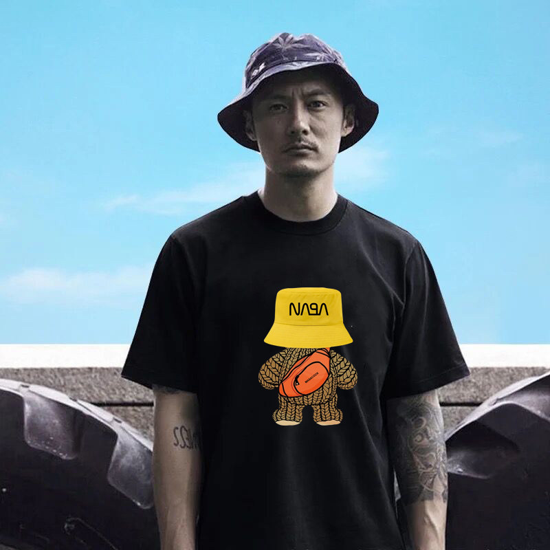 2024 summer new style Shawn Yue trendy men's short-sleeved T-shirt half ...