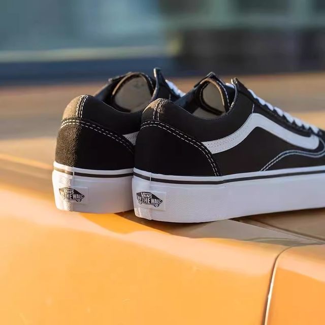 Vans/Vans official authentic men's and women's shoes OldSkoolPlatform ...