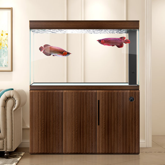 Dishun fish tank living room medium-sized household floor-standing ...