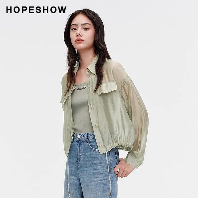 Red Sleeve Mall Same Style Lightweight Green Short Jacket Women's 2024 ...