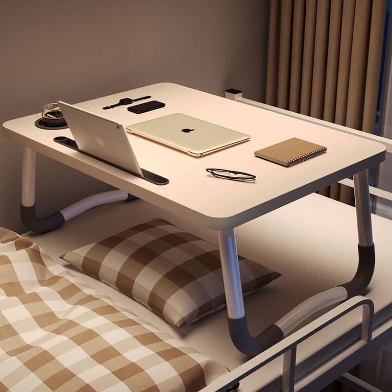 Bed Small Table - Foldable Study Desk for Children and Students